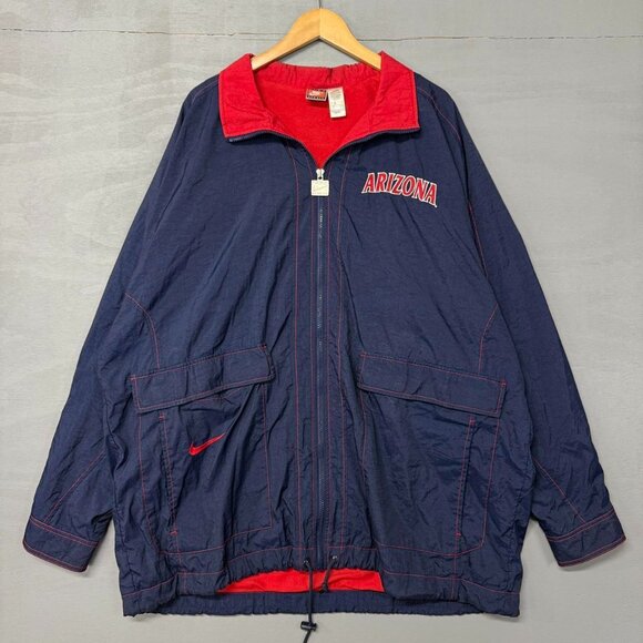 Nike | Jackets & Coats | Vintage Team Nike Arizona Wildcats Zip Up ...